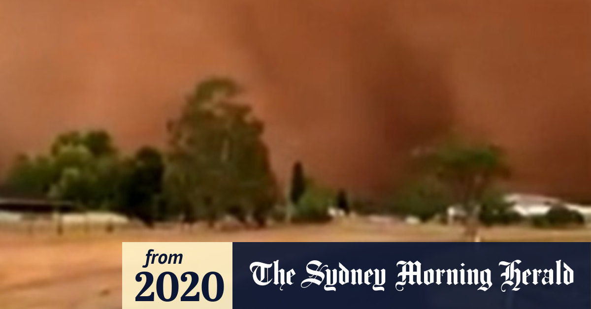 Video: Dust storm barrels across central west